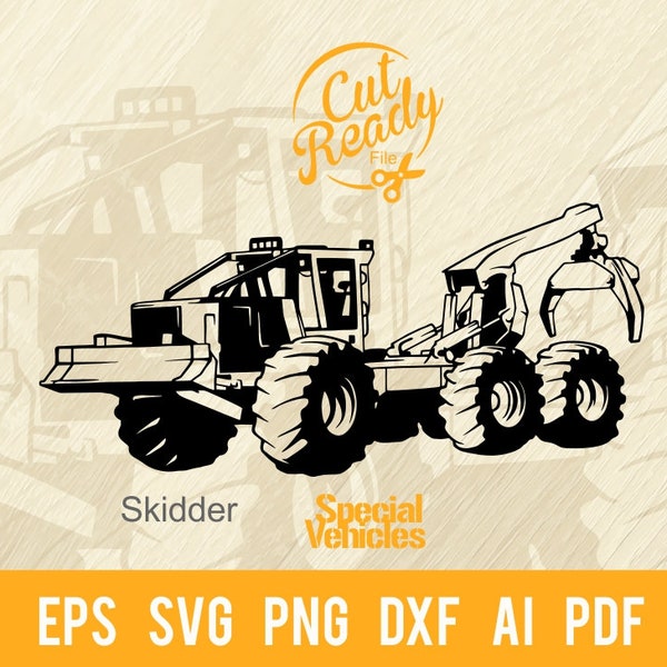Skidder Svg - Etsy