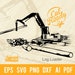 Log Loader Svg Vehicle - Heavy Machinery, Logging and Construction ...