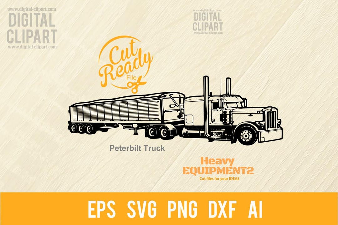 Peterbilt 379 Truck SVG: American Truck Cut Files (digital Download ...
