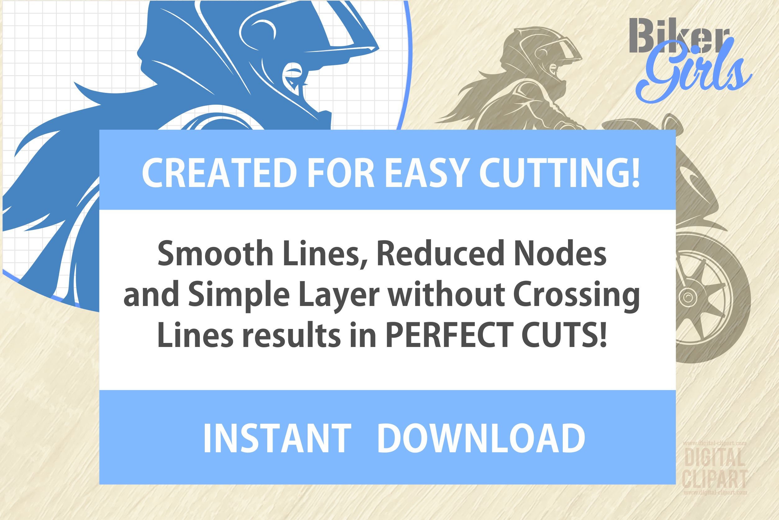 Biker Girl SVG, Motorcycle Woman SVG, Woman Biker Svg, Woman Motorcycle ...