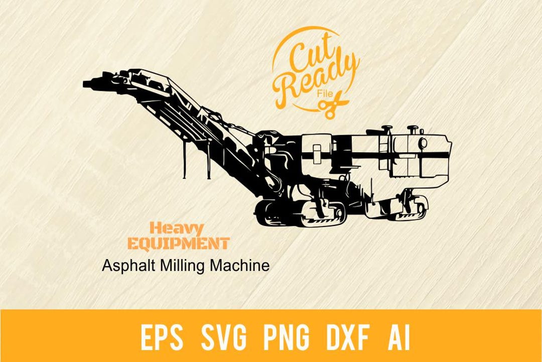 Asphalt Milling Machine Svg Vehicle - Heavy Machinery, Road ...