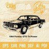 GTO (1967) Silhouette Vector File - Etsy Canada