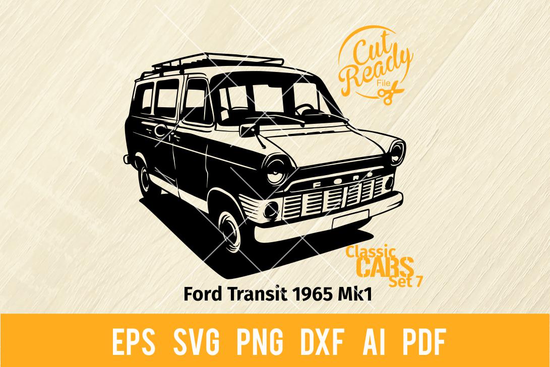 Ford Transit MK1 Van Bus Svg | Classic Truck Car SVG | Bus Truck Cut ...