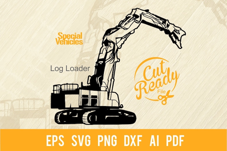 Log Loader Svg Vehicle - Heavy Machinery, Logging and Construction ...
