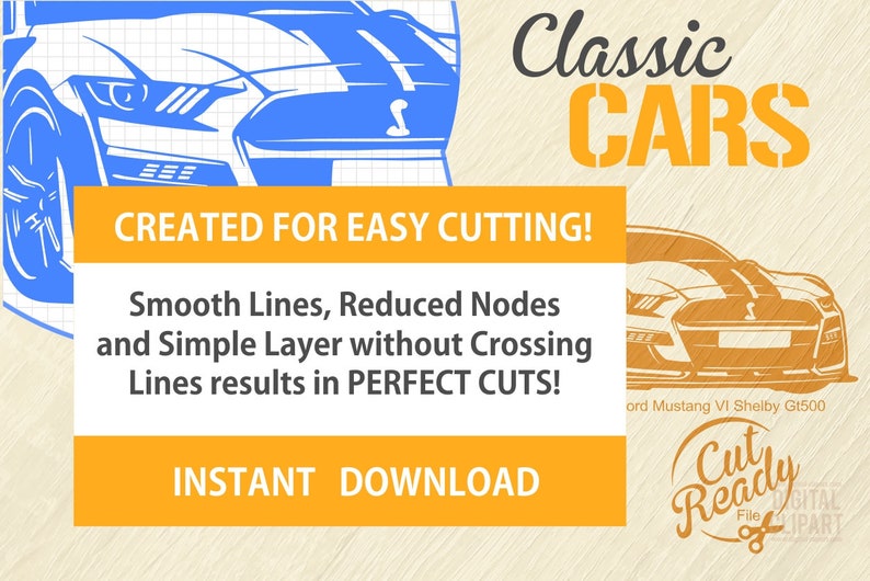 Muscle Car SVG Challenger SVG Classic Cars Svg Muscle Cars Cut Ready ...