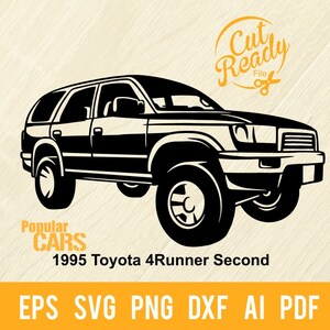 4runner Second Svg - Classic Car Svg Classic Car SVG | Cut Ready Clip ...
