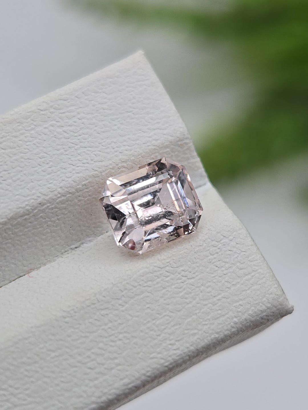 3.09 Ct Emerald Cut Imperial Topaz Gemstone, Katlang Pakistan - Etsy