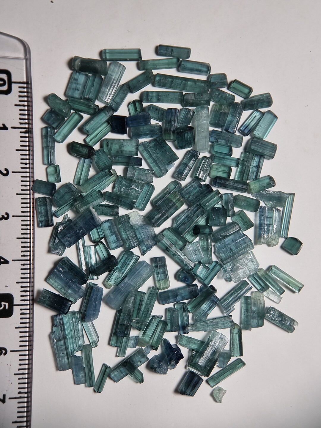 Raw Indicolite Tourmaline Crystals Rough Natural Untreated From ...