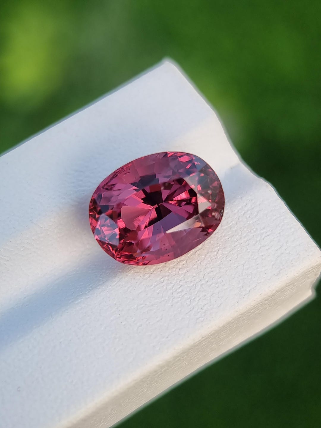 Spinel Stone Natural Purplish Red Oval Cut Loose Untreated Unheated ...