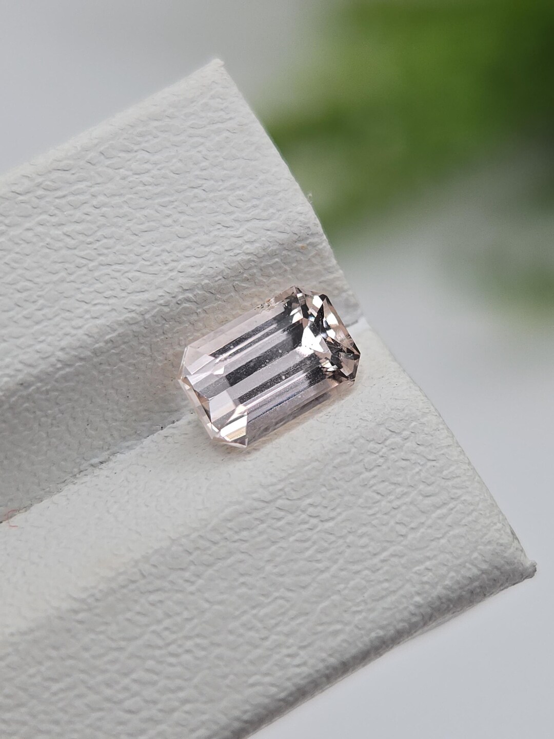 Imperial Topaz Gemstone Emerald Cut Light Yellow Natural Untreated ...