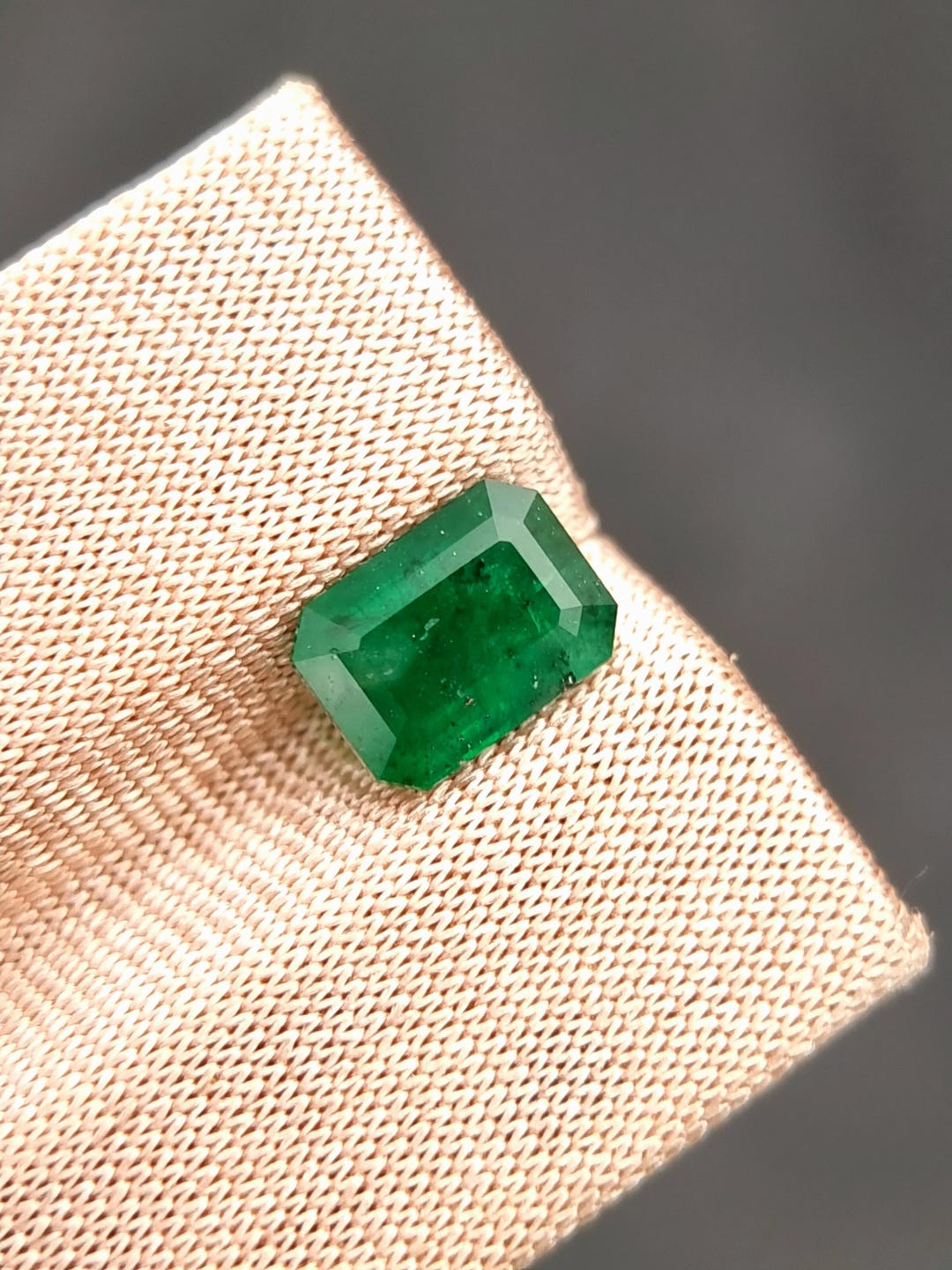 Emerald From Swat Pakistan Emerald Cut Loose Natural Faceted Green - Etsy