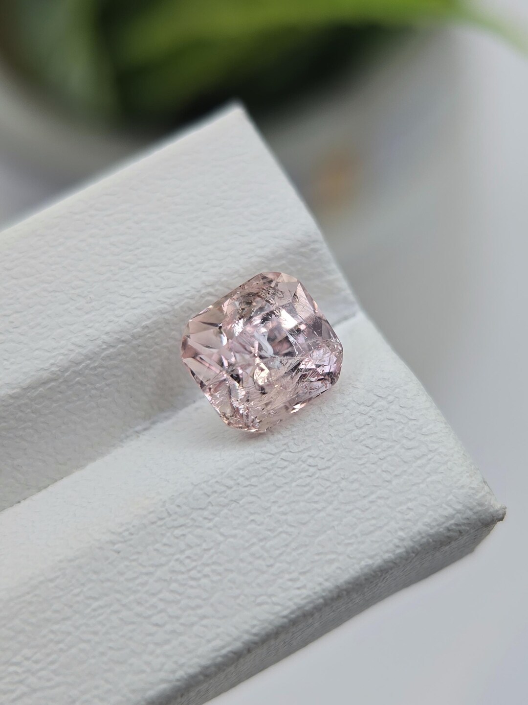 Pink Imperial Topaz, Natural, Untreated, Cushion Cut, Loose Gemstone ...