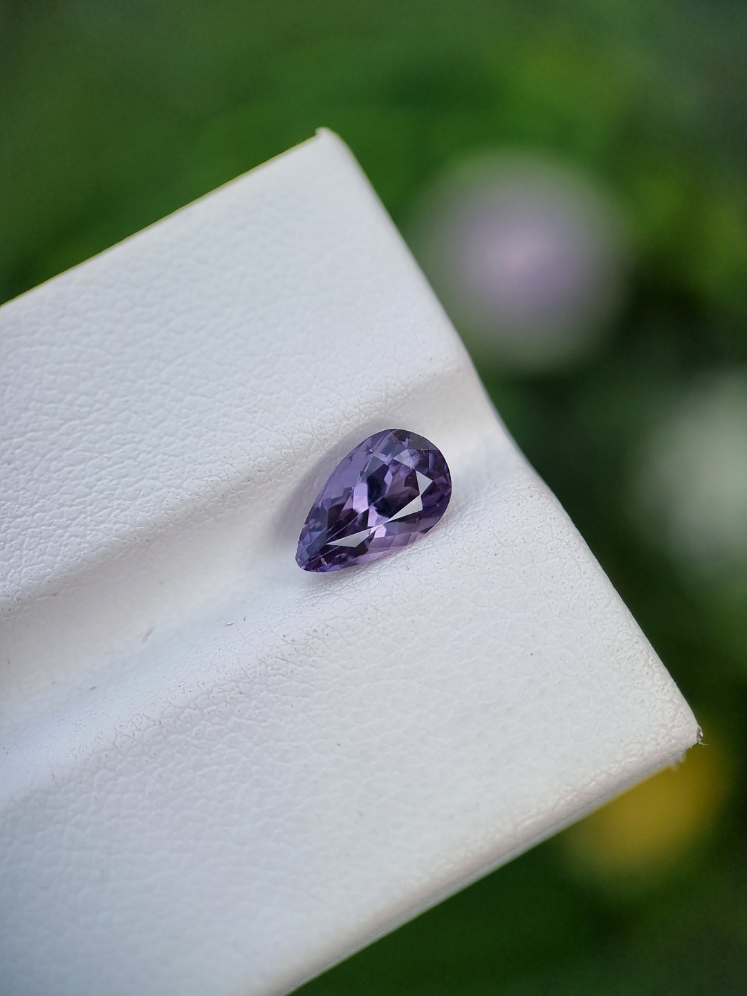 Pear Shape Violet Spinel Stone, Loose Gemstone From Afghanistan - Etsy UK