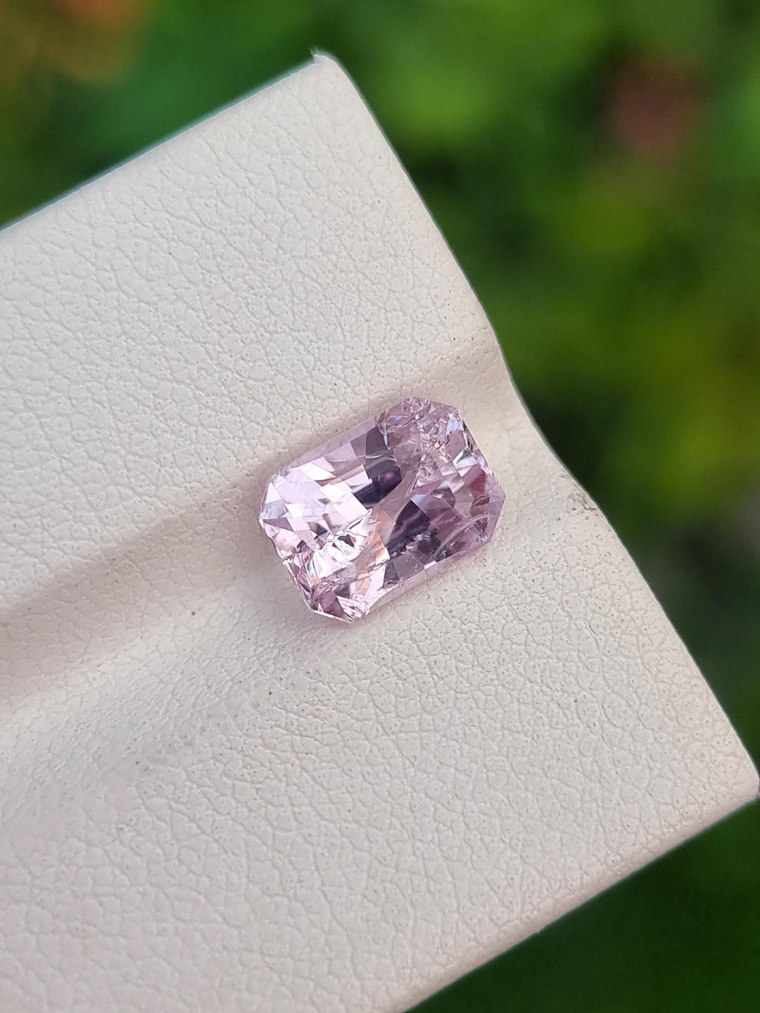 Pink Topaz Stone Imperial Natural Emerald Cut Unheated Untreated Loose ...