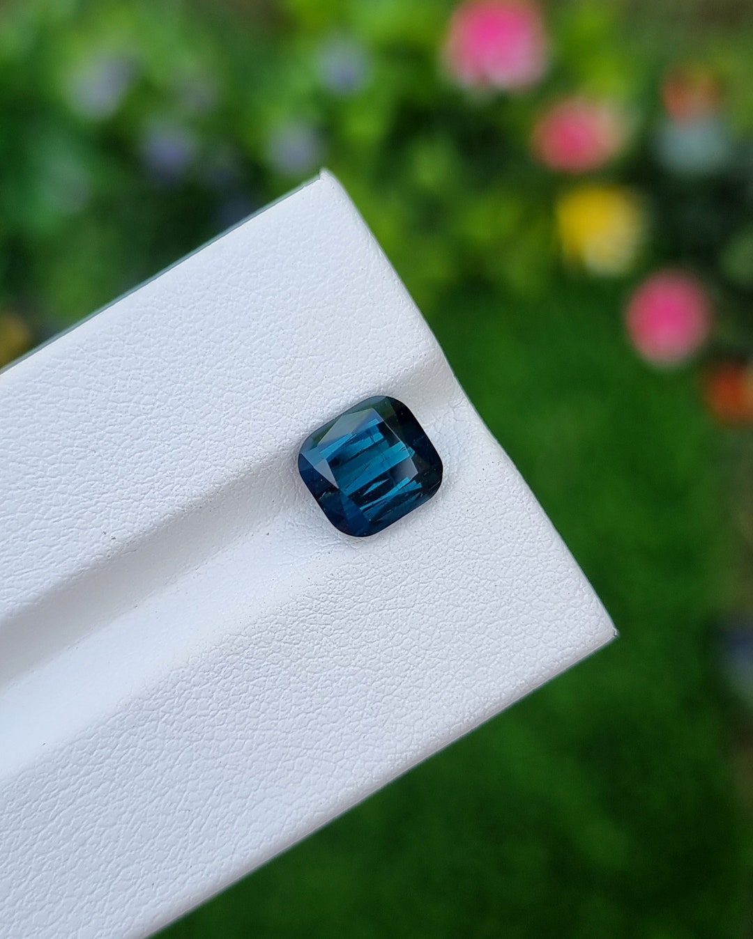 Blue Indicolite Tourmaline Stone Natural Loose Faceted Untreated From ...