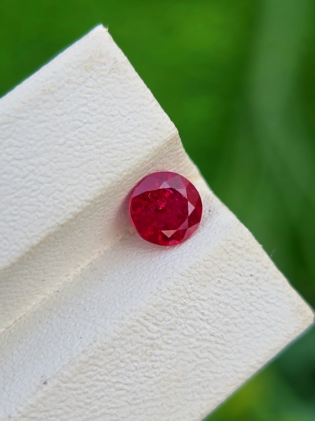 Natural Deep Red Ruby | 1.09 Ct Untreated Round Ruby From Afghanistan ...