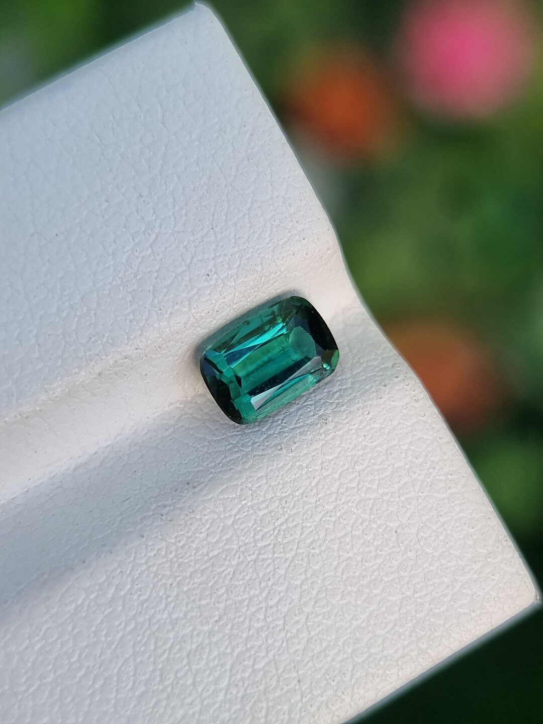 Tourmaline Stone Bluish Green Mint Color Natural Loose Faceted ...