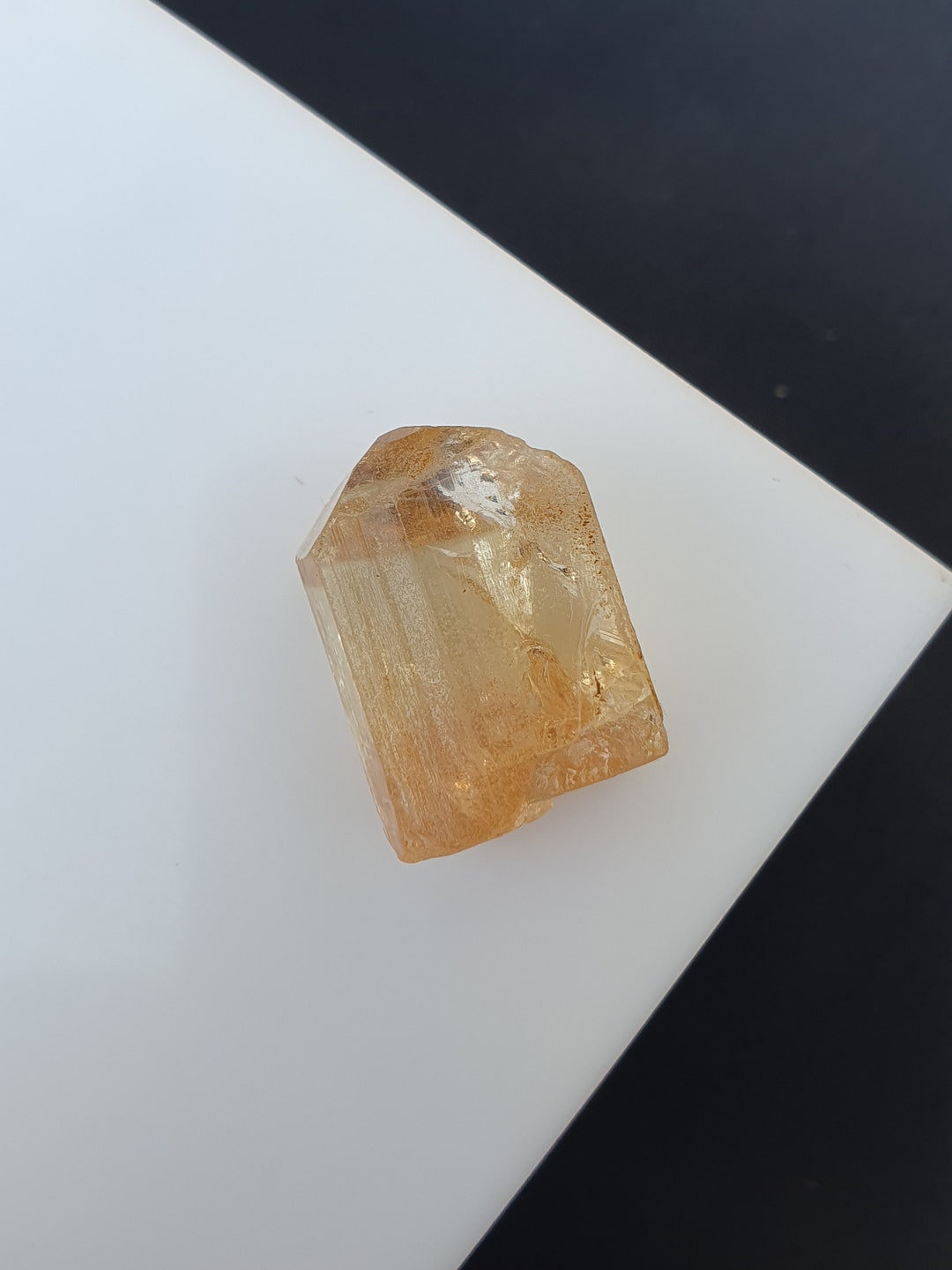 Raw Imperial Topaz Crystal Natural Unheated Untreated From Katlang ...
