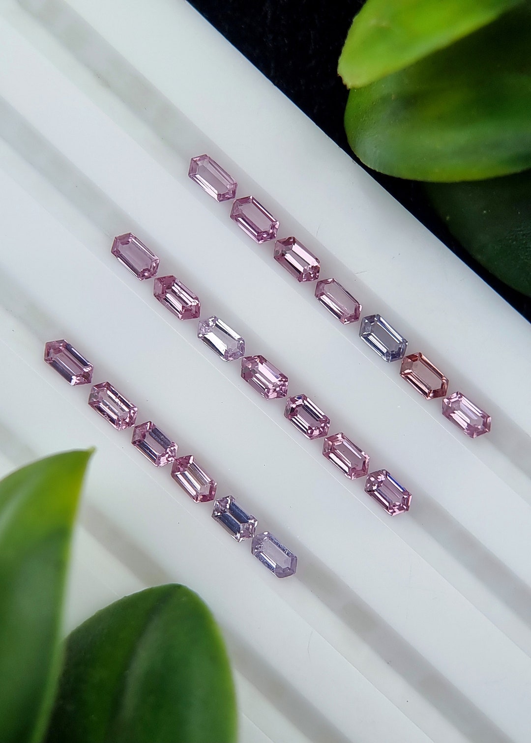 Calibrated Spinel Gemstones Lot | Hexagonal | Natural Untreated Loose ...