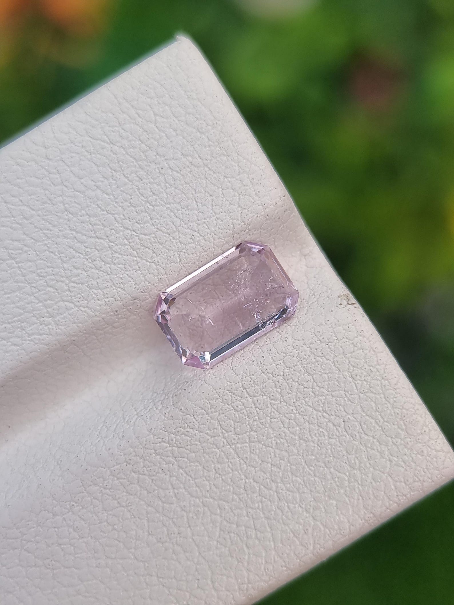 Pink Topaz Stone Imperial Natural Emerald Cut Unheated Untreated Loose ...
