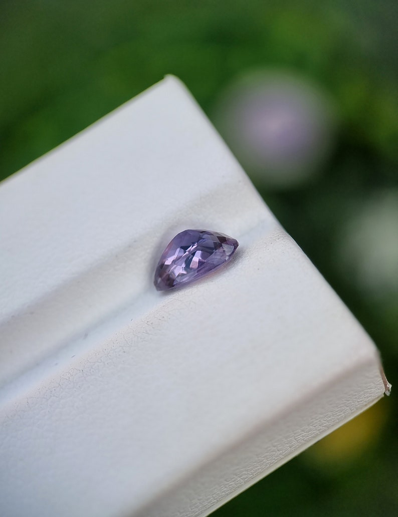 Pear Shape Violet Spinel Stone, Loose Gemstone From Afghanistan - Etsy UK