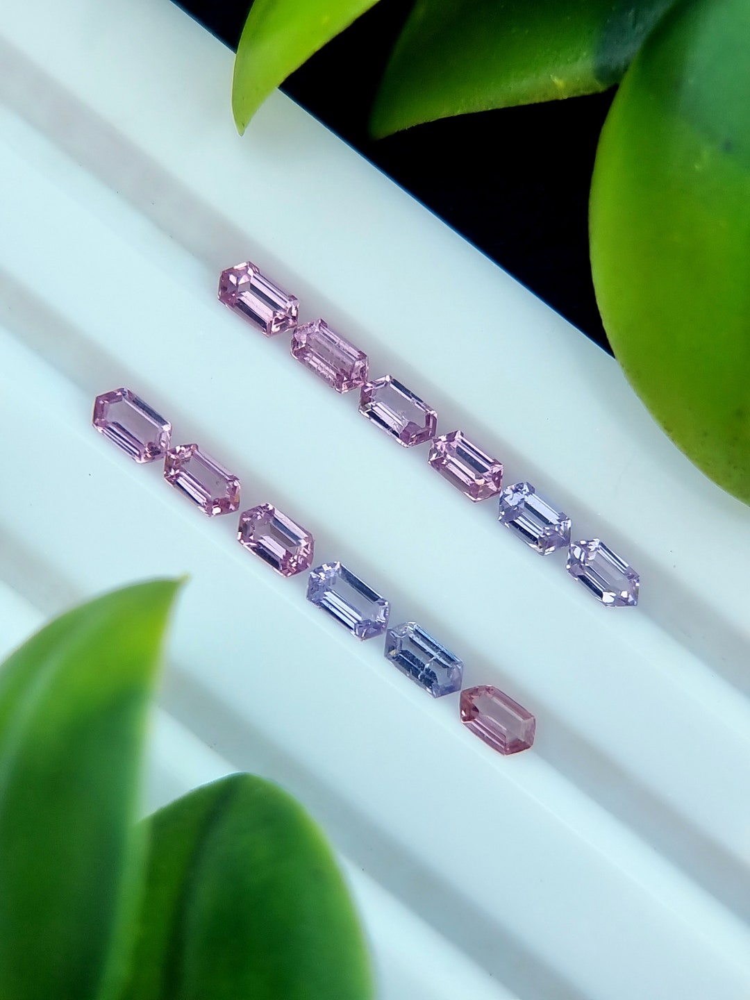 Calibrated Spinel Gemstones Lot Small Size Hexagonal Natural Untreated ...