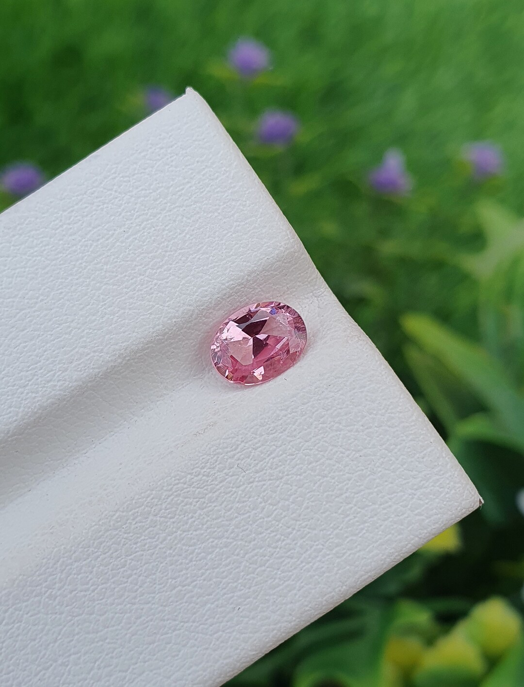 Pink Spinel Stone From Tajikistan Oval Shape Natural Loose Unheated ...