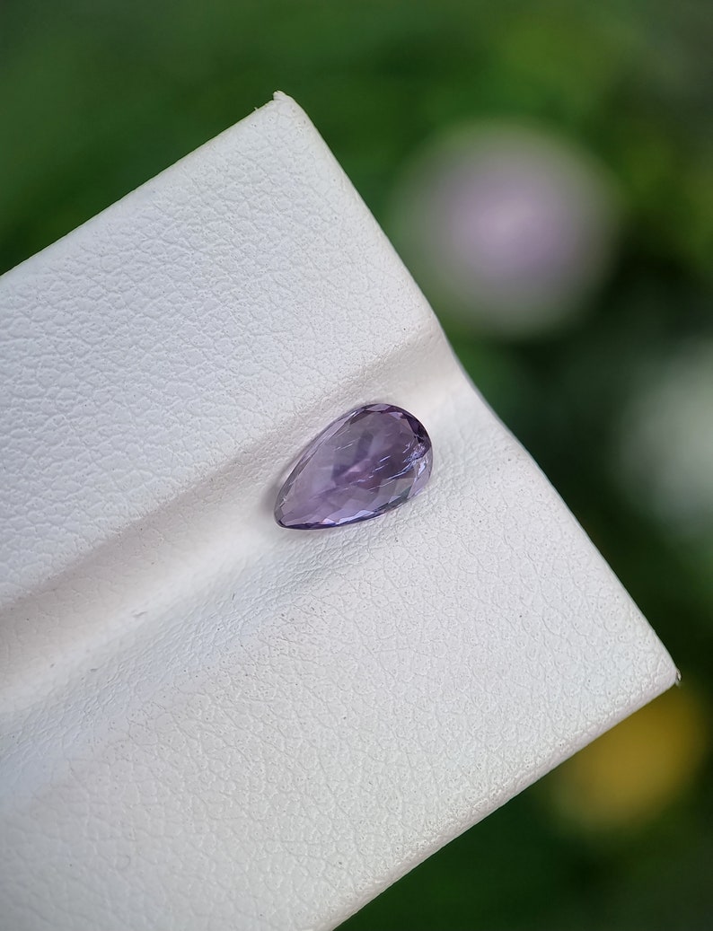 Pear Shape Violet Spinel Stone, Loose Gemstone From Afghanistan - Etsy UK