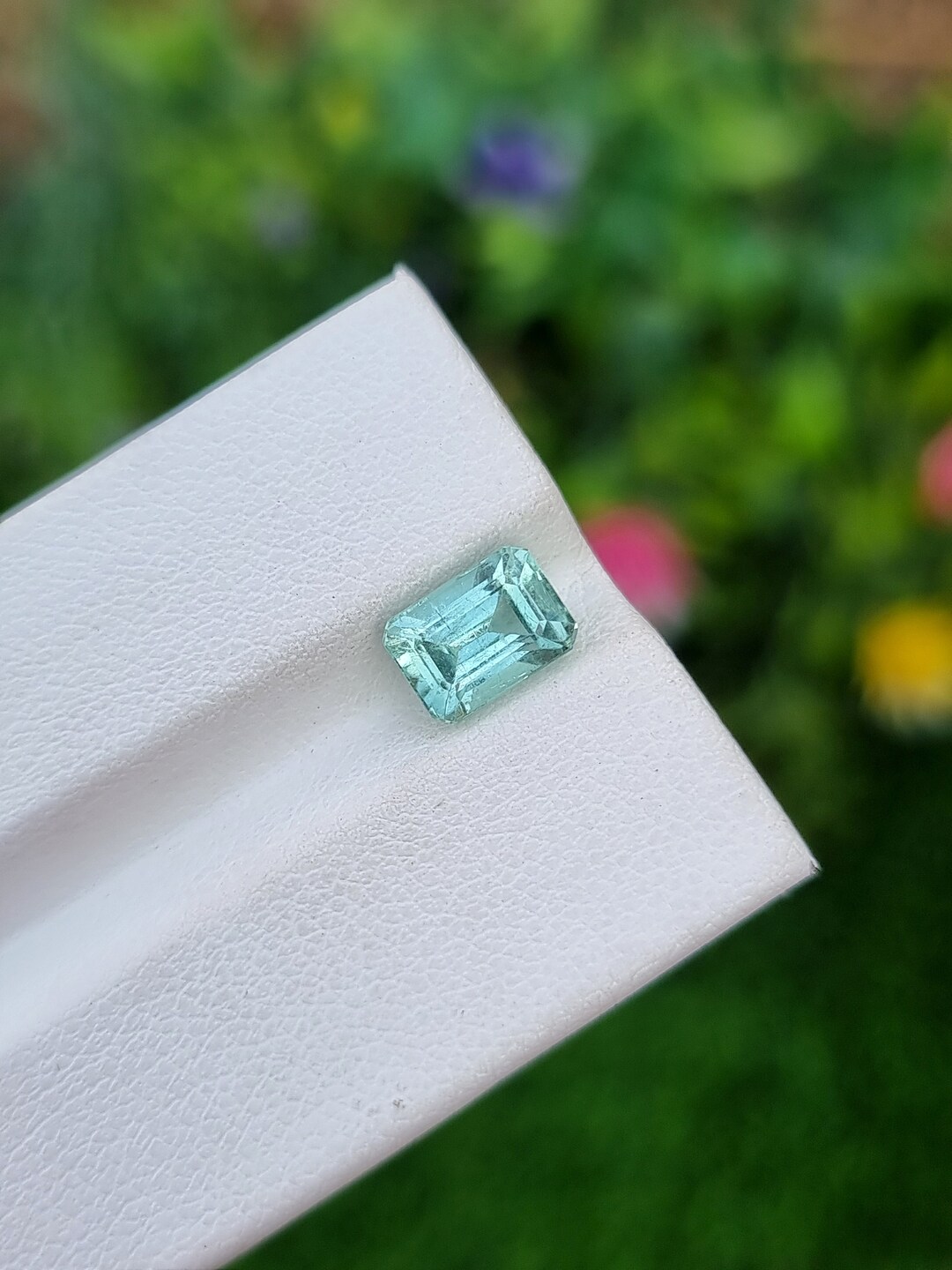 Tourmaline Stone Seafoam Color Natural Loose Faceted Untreated From ...