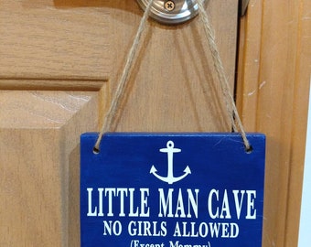Little Man Door Sign - Etsy