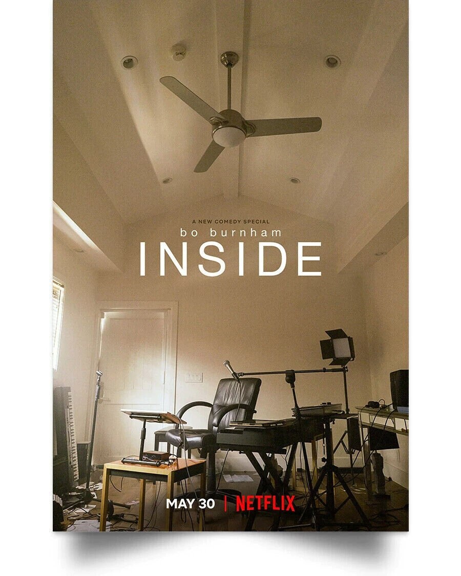 Digital Prints Prints Bo Burnham Inside 2021 Canvas MOVIE Poster Art ...