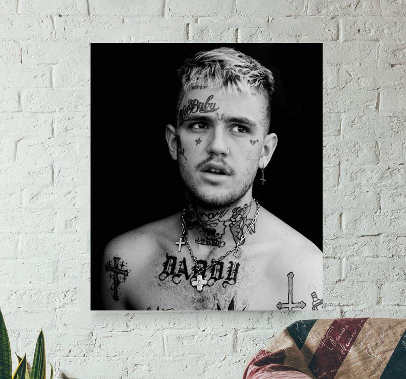 Lil Peep Wall Art Lil Peep Maps Emotions Poster Music Poster Lil Peep ...
