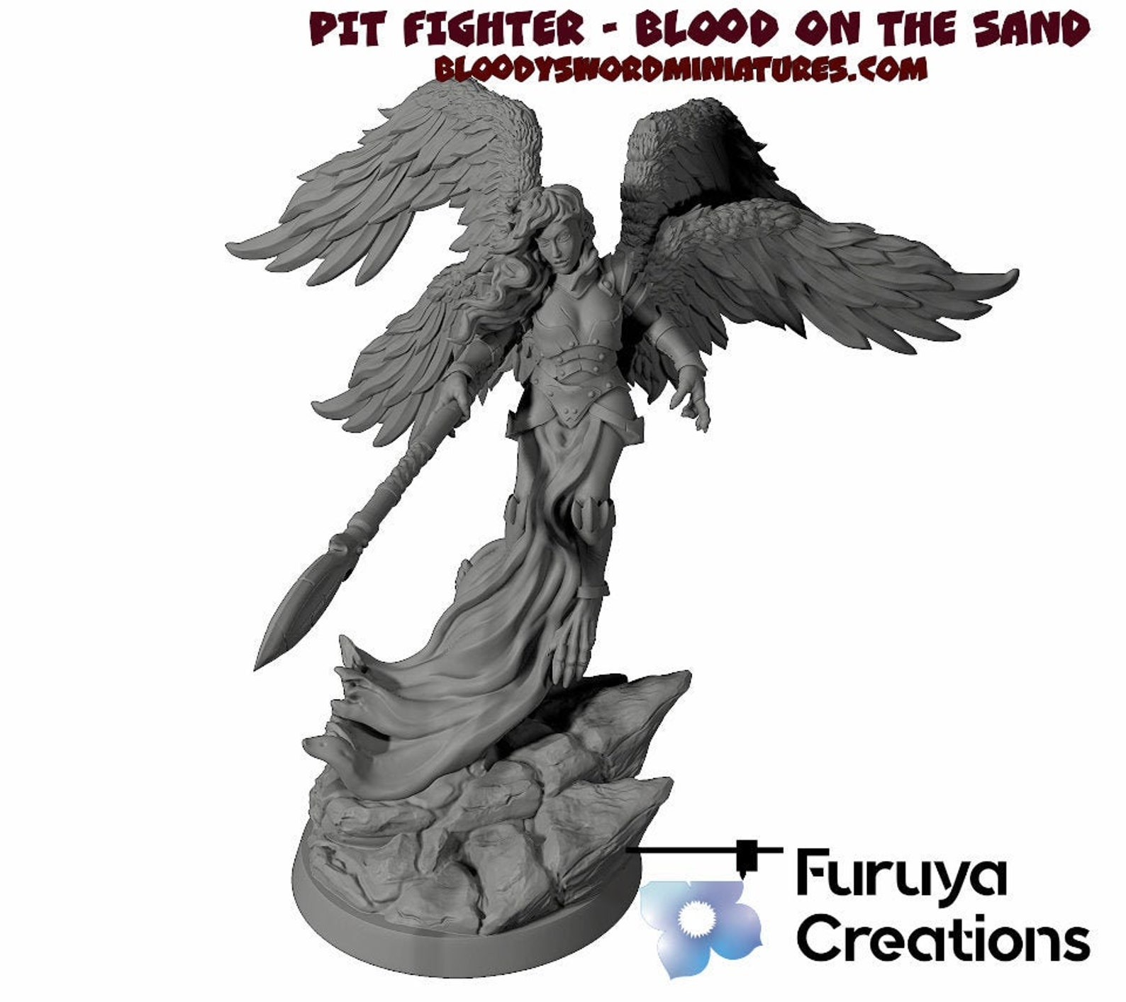 Harpy Queen Fighter for DnD Pathfinder Gloomhaven Frosthaven | Etsy