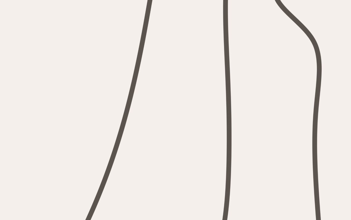 Continuous Line Art, Simple Art Print, Instant Download, Minimalist ...