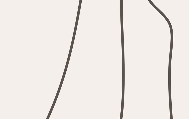 Continuous Line Art, Simple Art Print, Instant Download, Minimalist ...