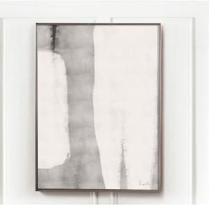 Gray Art Print, Modern Poster Printable, Neutral Minimalist Print ...