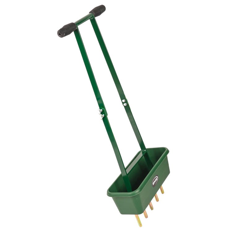 BMS Products Lawn and Turf Aerator Fork With Soil Corer Collector Steel ...