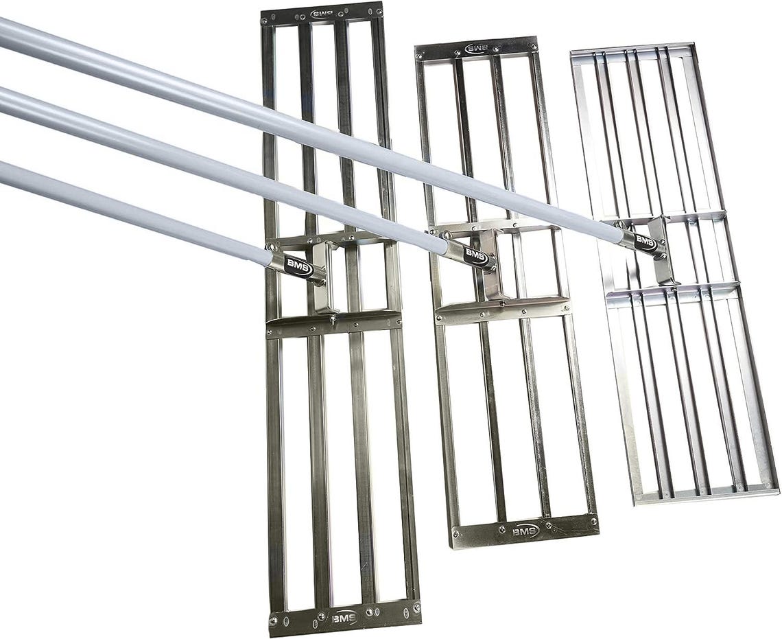 38”, 46” Wide Levelawn Lute: Premium Stainless Steel Levelling Rake for ...