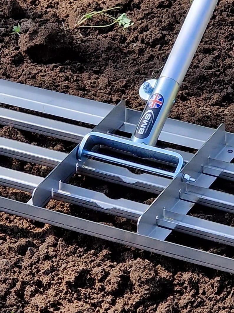 38”, 46” Wide Levelawn Lute: Premium Stainless Steel Levelling Rake for ...
