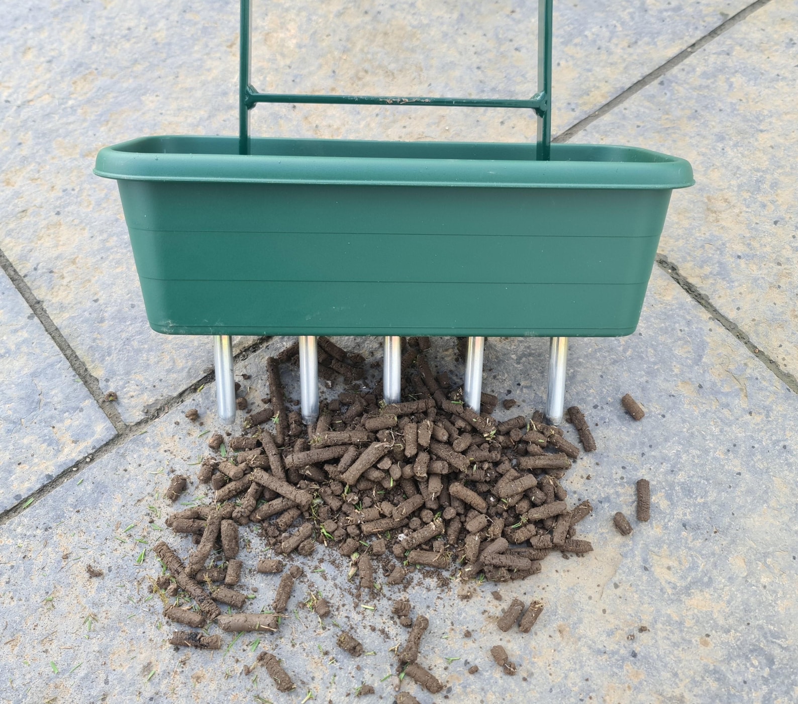 BMS Products Lawn and Turf Aerator Fork With Soil Corer Collector Steel ...