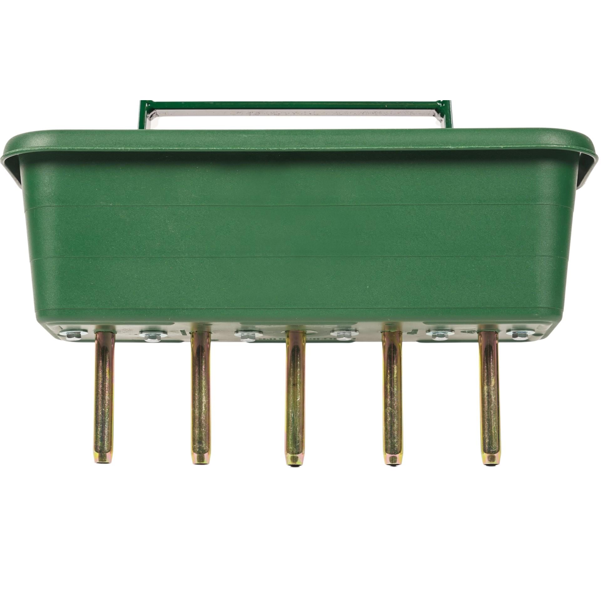 BMS Products Lawn and Turf Aerator Fork With Soil Corer Collector Steel ...