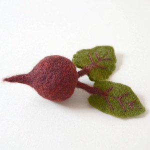 Felted Beetroot Great Vegetable for Kids Play Kitchens Table, Pretend ...