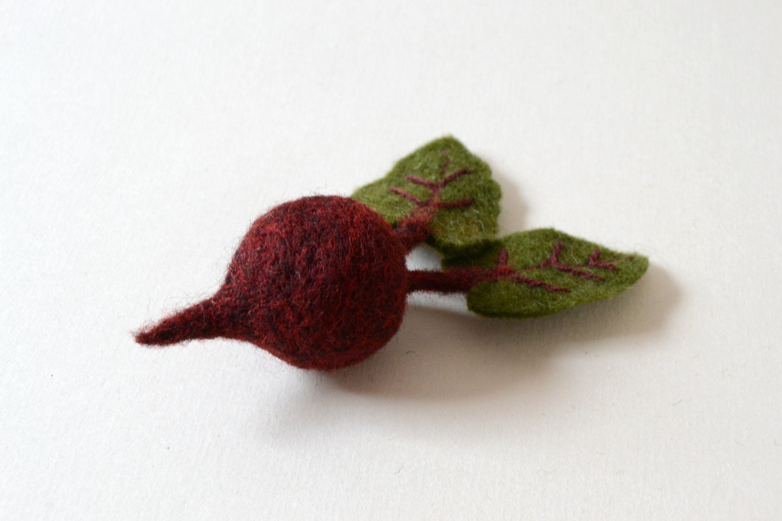 Felted Beetroot Great Vegetable for Kids Play Kitchens Table, Pretend ...