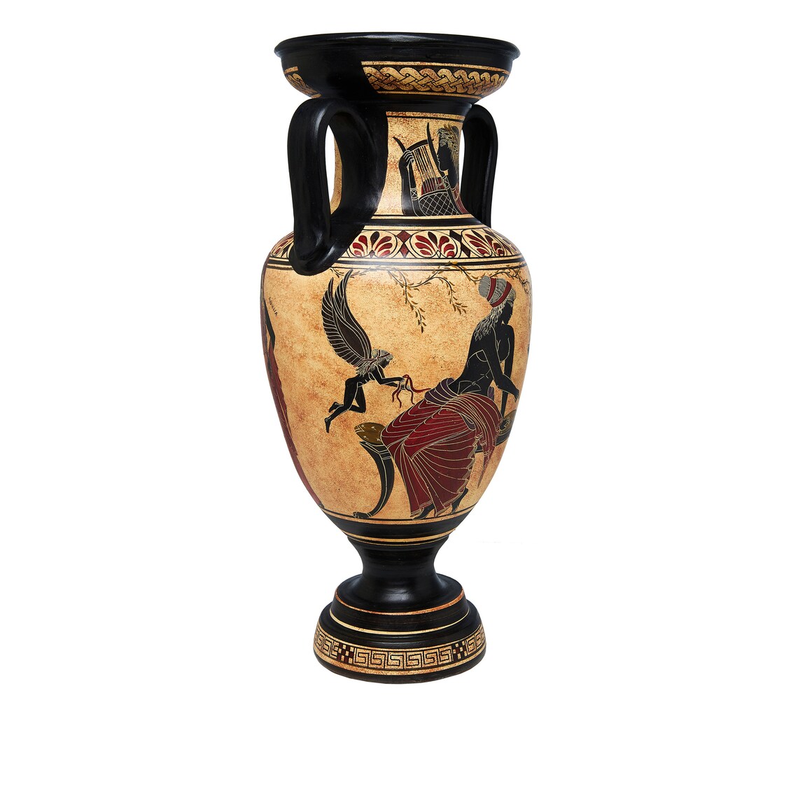 Amphora With Depictions From the Ancient Greek Mythology (zeus ...