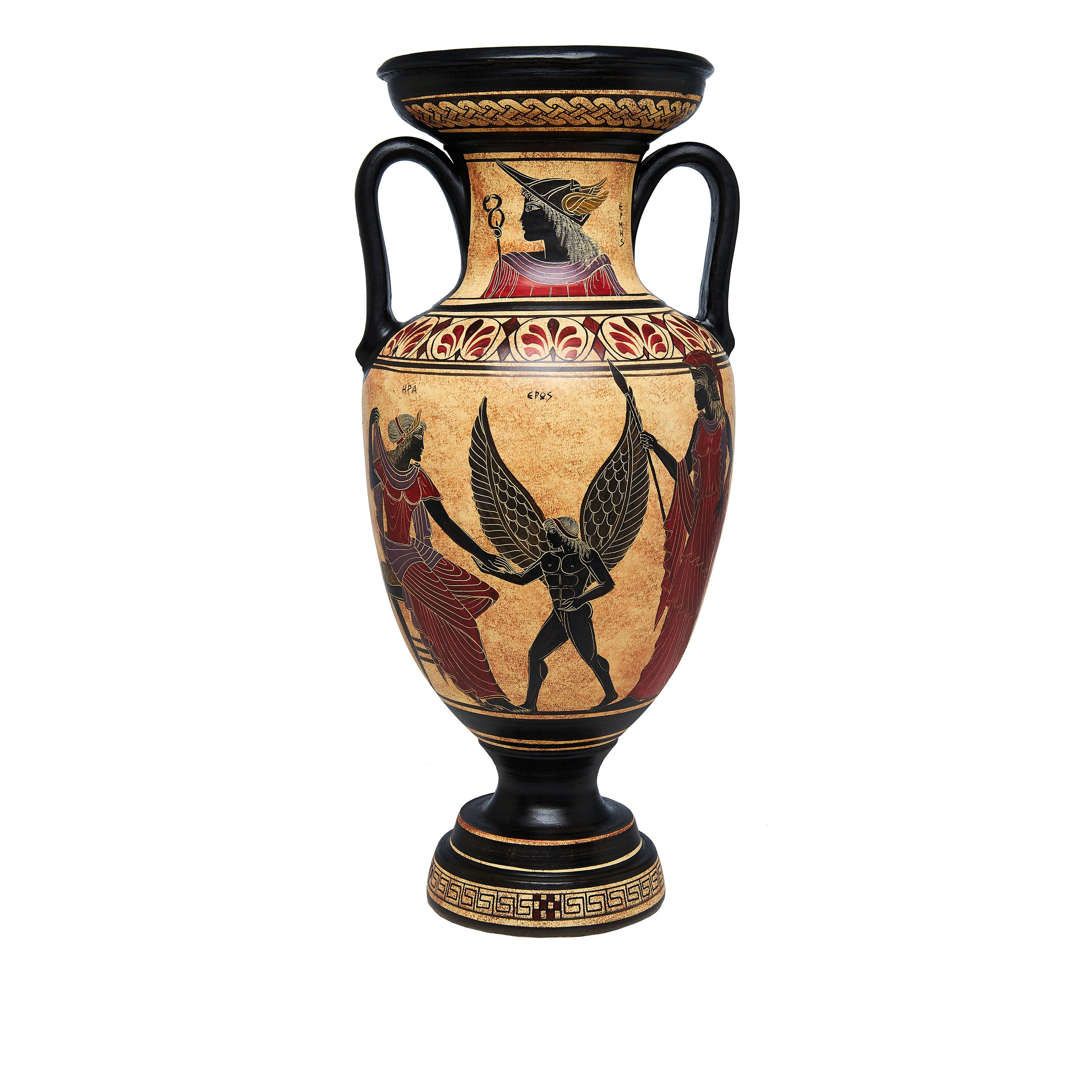 Amphora With Depictions From the Ancient Greek Mythology (zeus ...