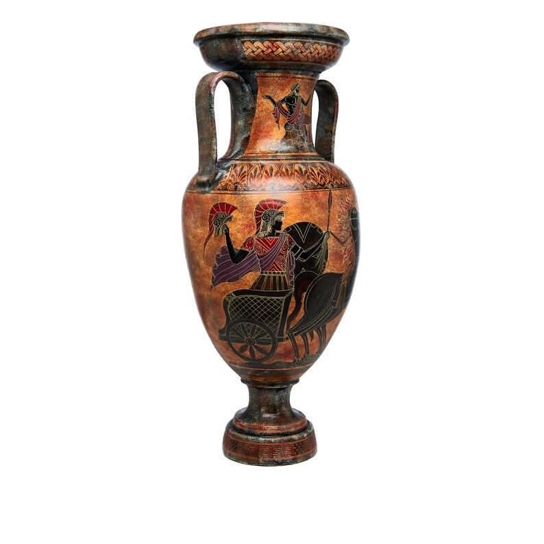 Amphora With Patina and Depictions From the Ancient Greek Mythology ...