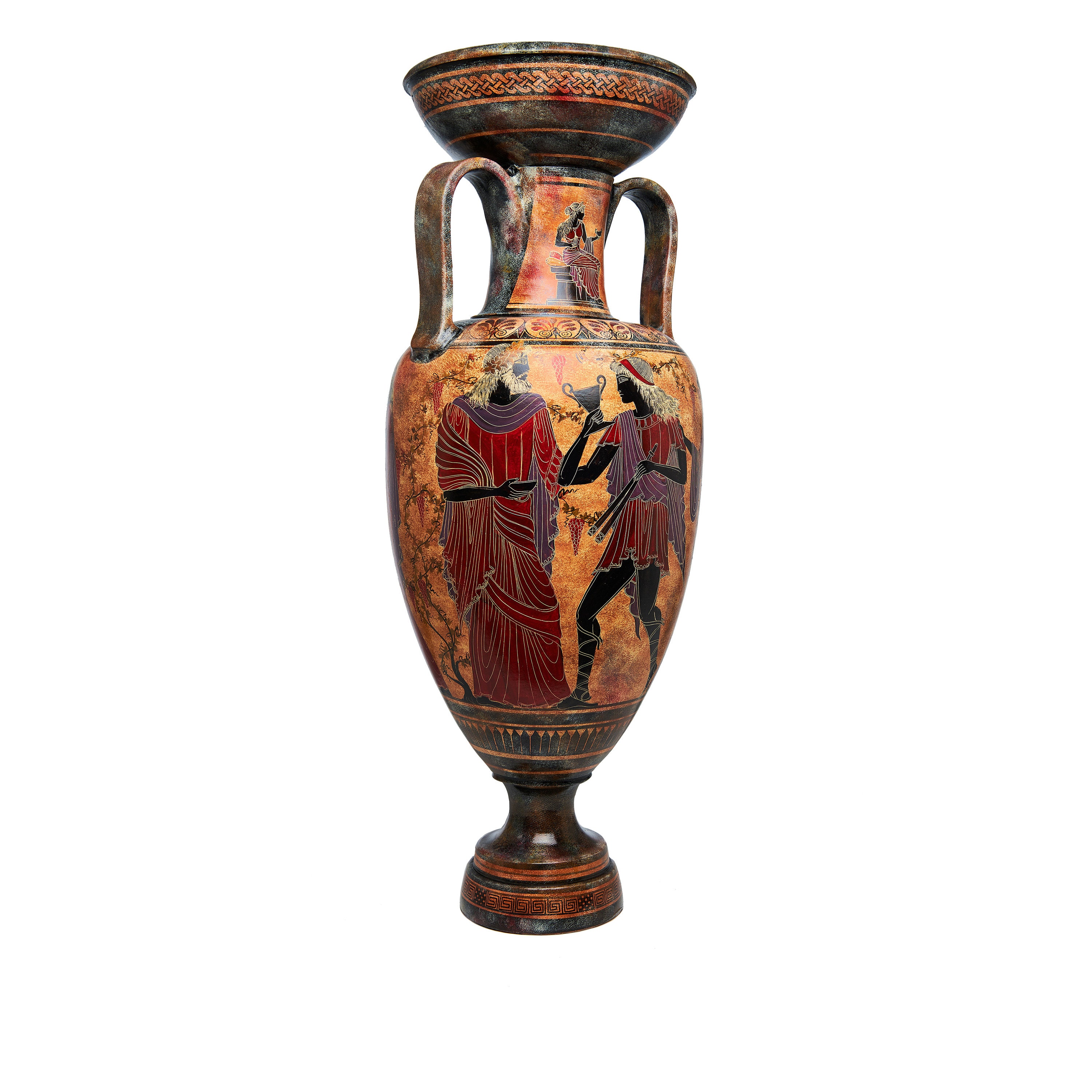 Amphora With Patina and Depictions From the Ancient Greek Mythology ...