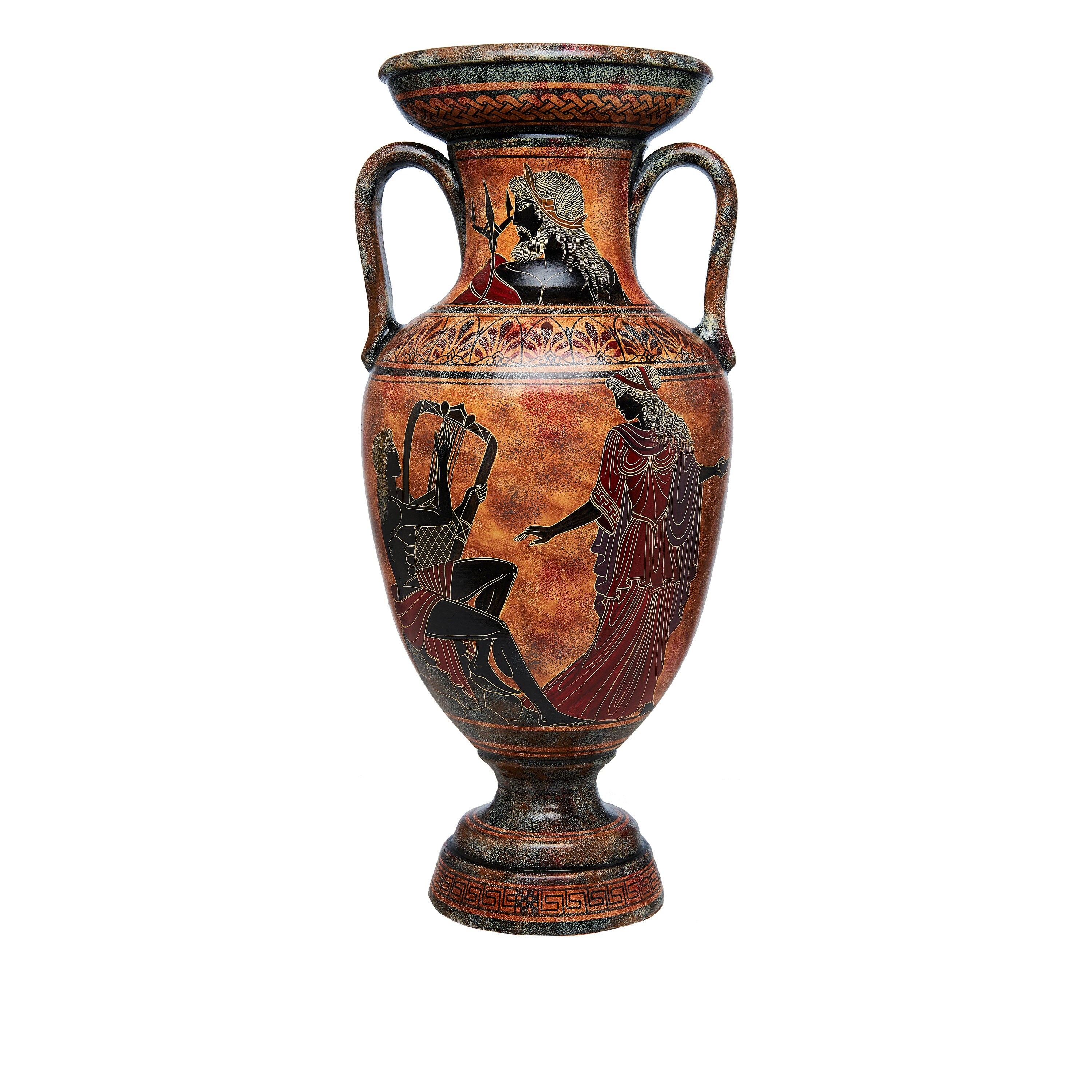 Amphora With Depictions From the Ancient Greek Mythology zeus ...
