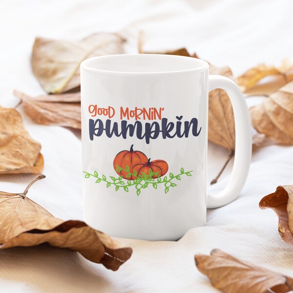 Morning Pumpkin Mug - Etsy