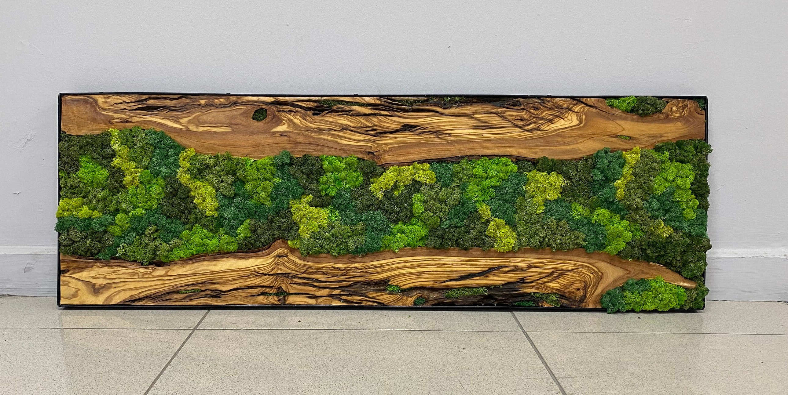 Moss Wall Panels Personalised Gift Minimalist Wall Art Set - Etsy